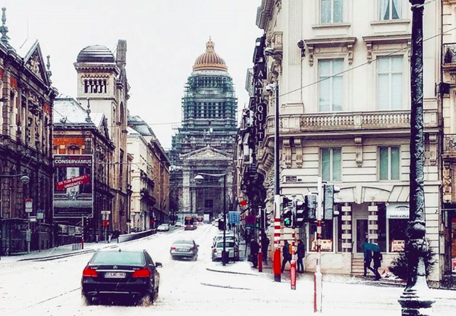 What a beautiful snowy day in Brussels - Brussels Express